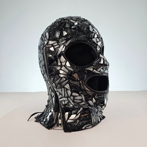 Cryptic Nine X Jungle Tribe Collab Custom Leather Mask: My Broken Face ...