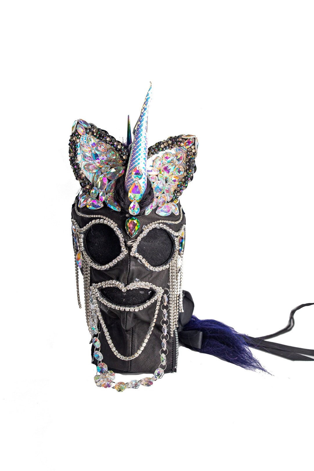 Jackalope Land X Jungle Tribe Collab Custom Leather Mask: Masked in ...