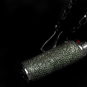 BLAZE & CHAIN Metal and Leather Lighter Holder Necklace I Lighter Case ...