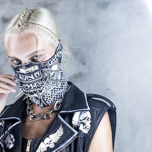 Spiked Mayhem Mask Jungle Tribe X Dust + Beau Collab Piece - Etsy