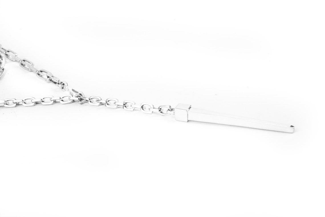 Silver Chain Stack Versatile Wrap Necklace and Belt | Etsy