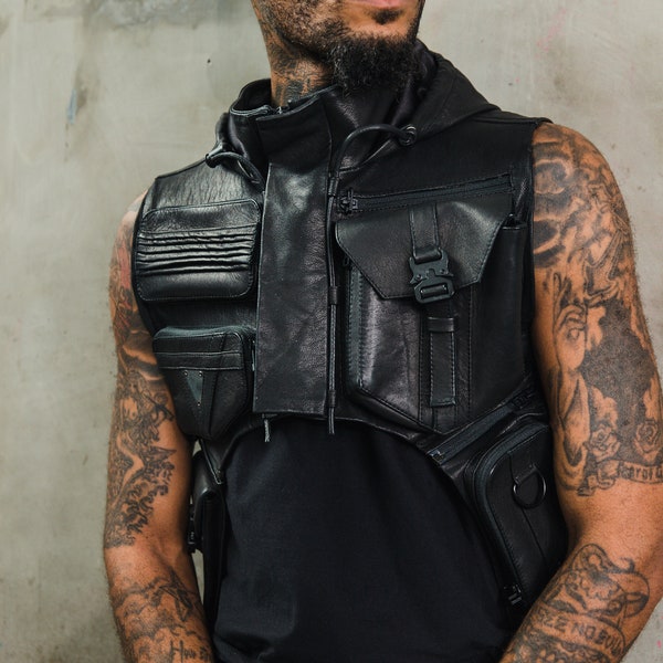 Hooded Cowl Vest - Etsy