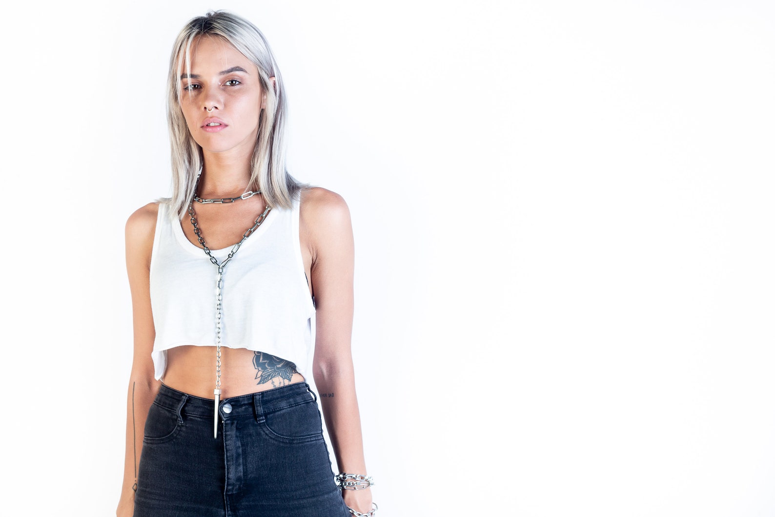 Silver Chain Stack Versatile Wrap Necklace and Belt | Etsy