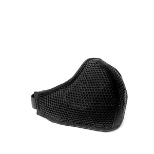 Washable Black Fabric Adjustable Adult Protective Face Mask With Built ...