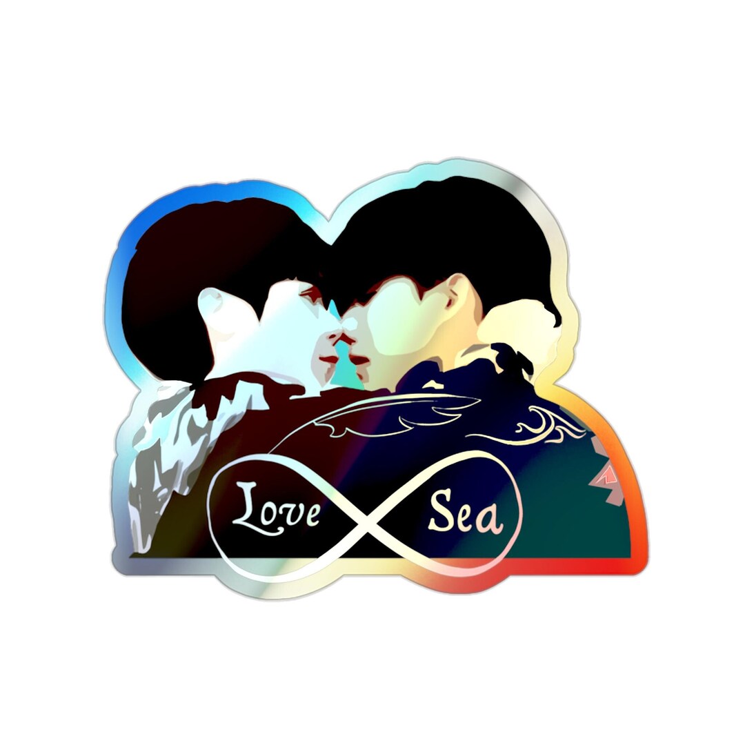 Holographic Die-cut Stickers Fortpeat Love Sea Series Thai BL Drama ...