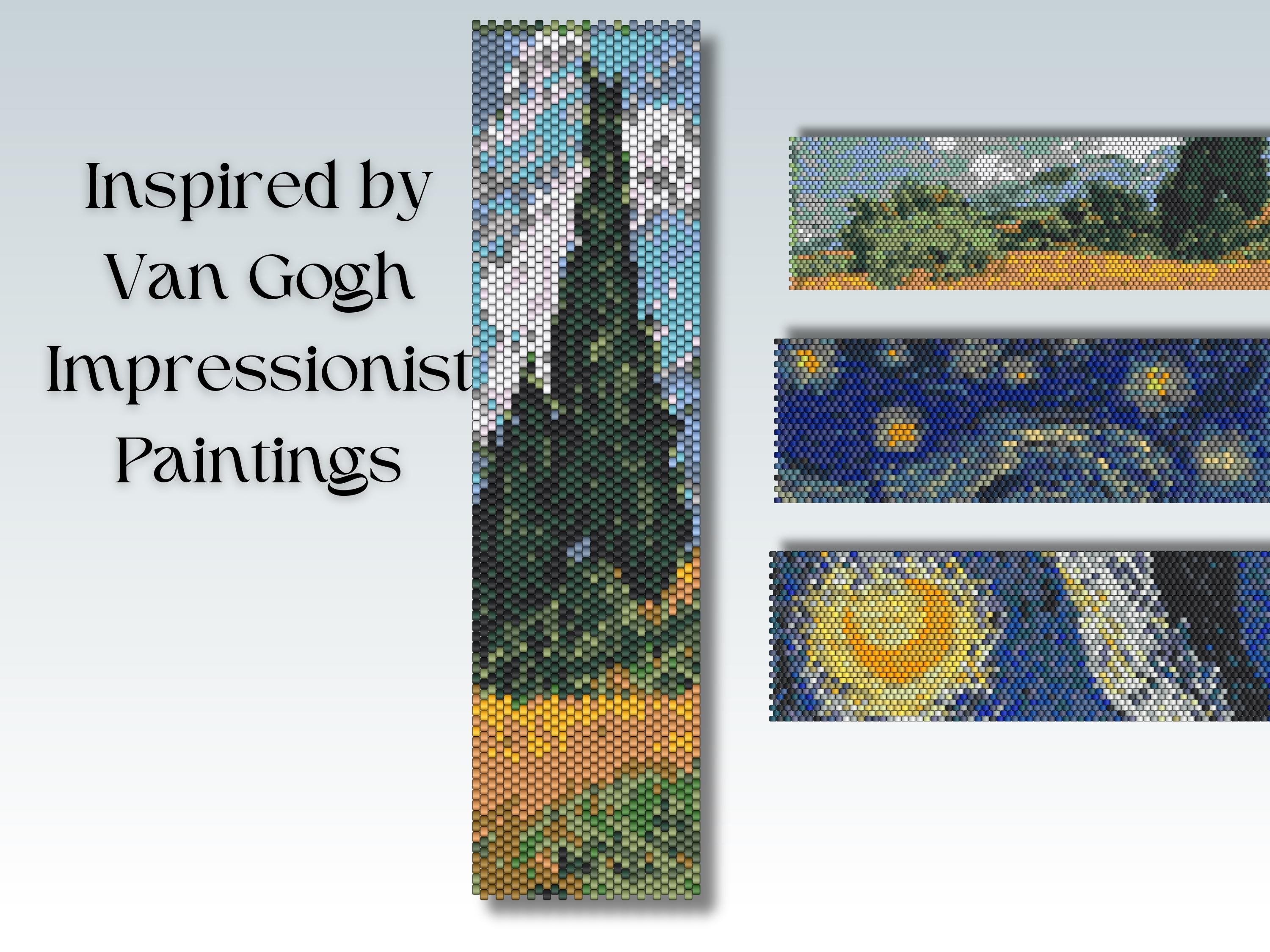 Vincent Van Gogh Bracelet Pattern Bundle | 4 Impressionist Bracelets ...