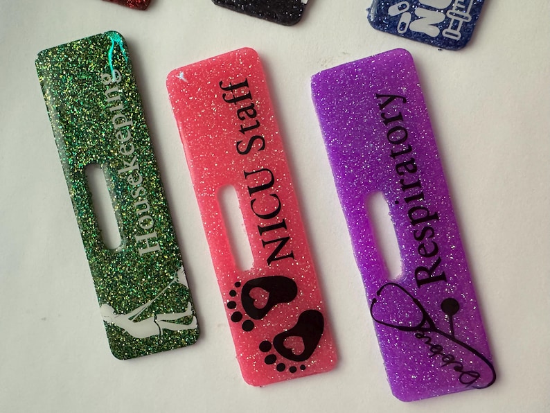 Badge Buddy Topper - Cute and Sparkly - Your Profession With Graphics ...