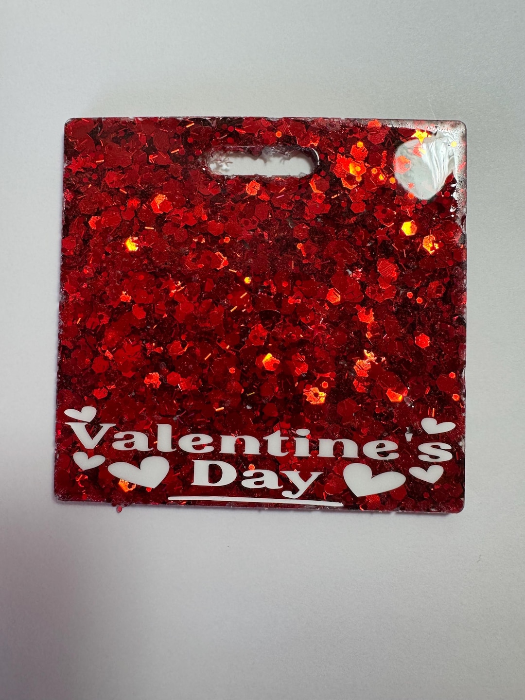 Badge Buddy - Title Card - Sparkly Red Valentines Day - Etsy