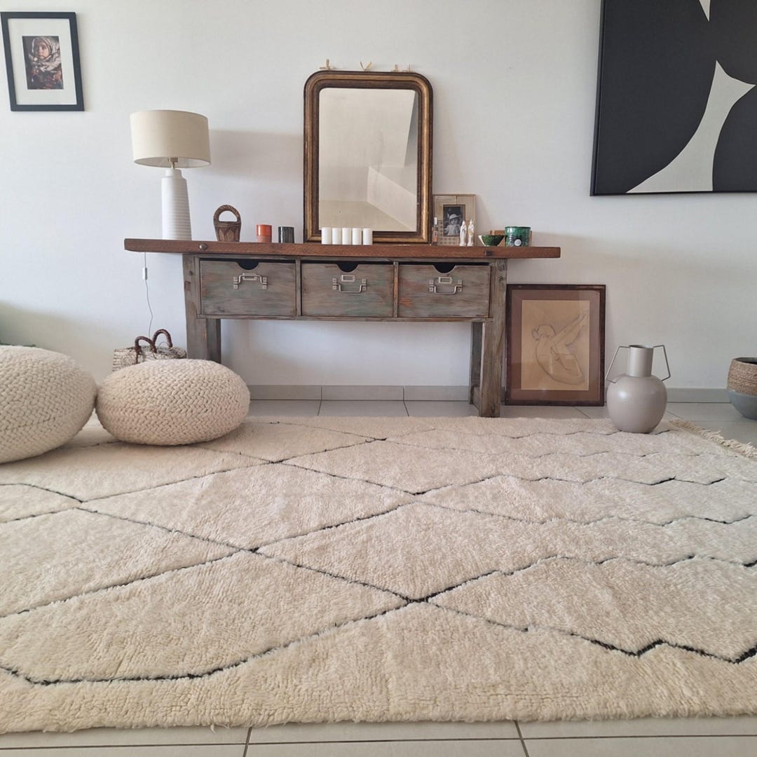 Berber Beni Ouarain Rug 3m X 2m20 - Etsy UK
