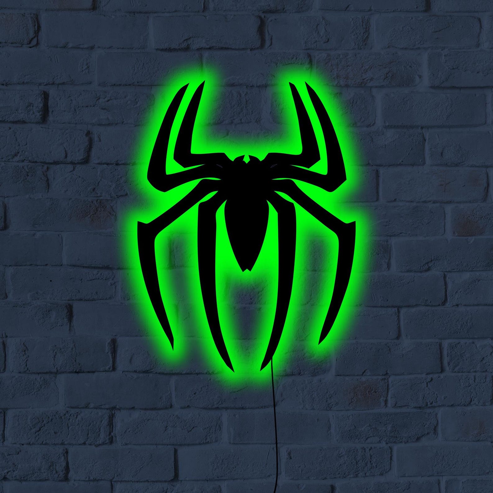 Spider LED Wall Art– Personalized Spider Sign – Neon Sign – Spider ...