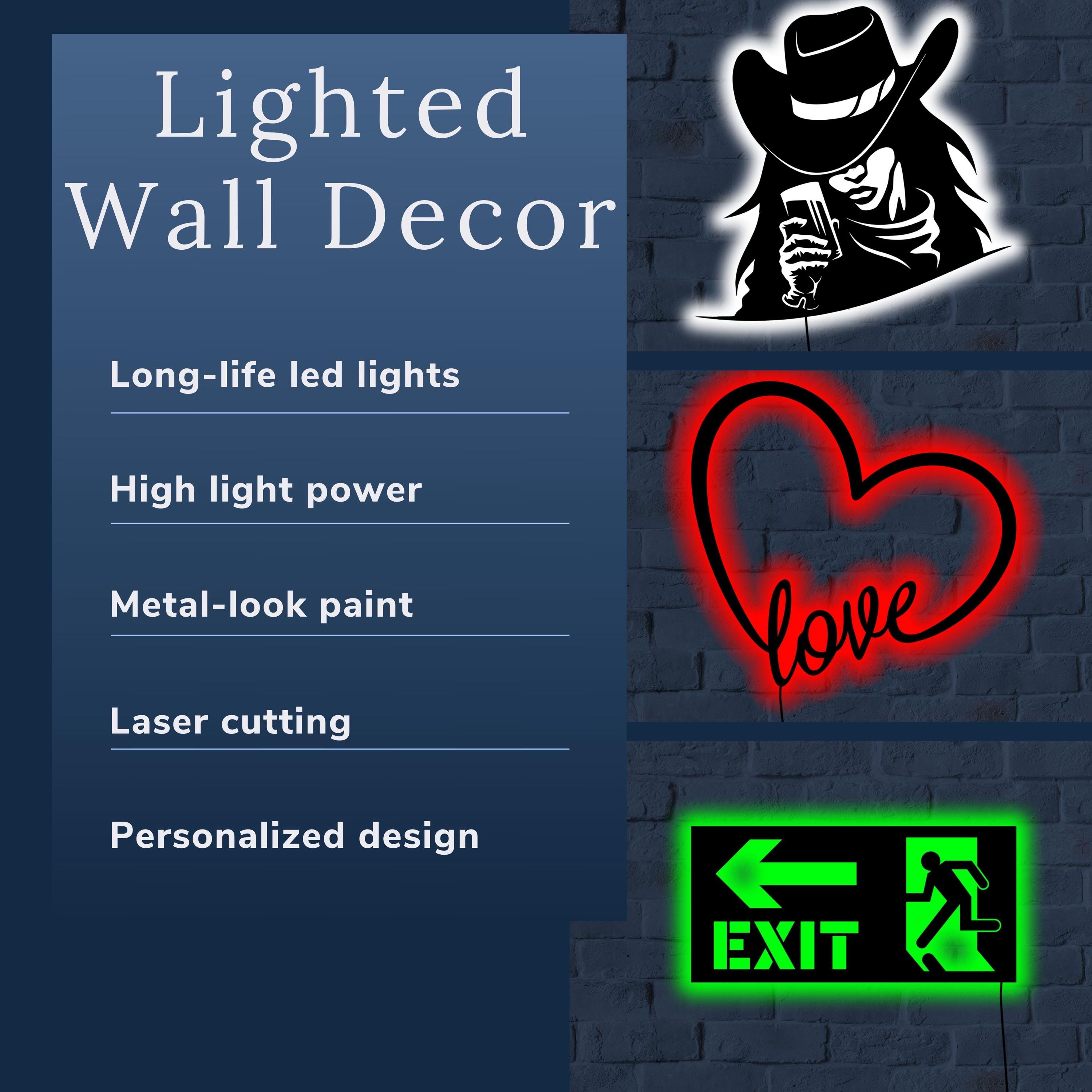 Spider LED Wall Art– Personalized Spider Sign – Neon Sign – Spider ...