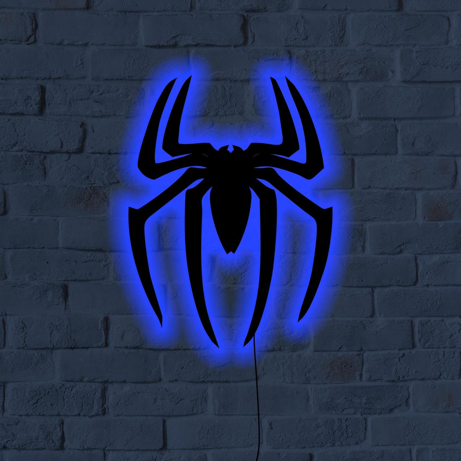 Spider LED Wall Art– Personalized Spider Sign – Neon Sign – Spider ...