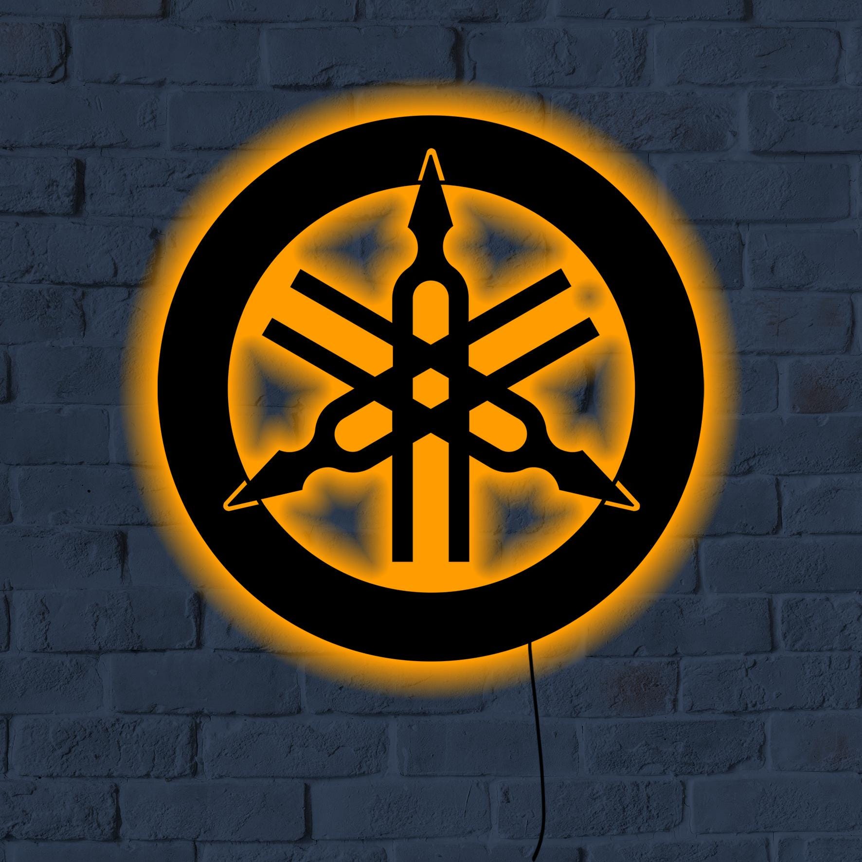 Yamaha Wall Art, Diapason Neon Sign, Motorcycles Led Lighted Wall Decor ...