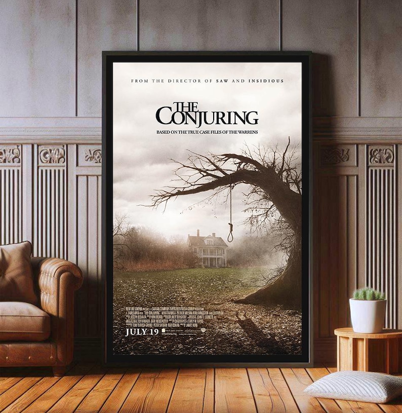 The Conjuring Movie Poster, High Quality Canvas Print, Popular Poster ...