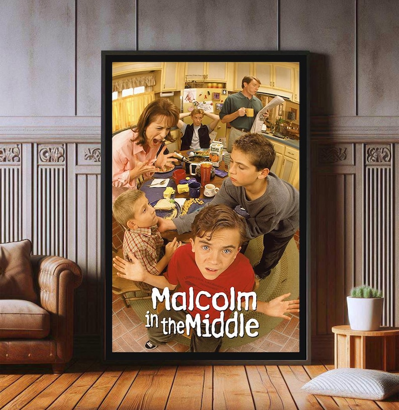 Malcolm in the Middle Canvas Poster Print: Wall Art Decor - Etsy