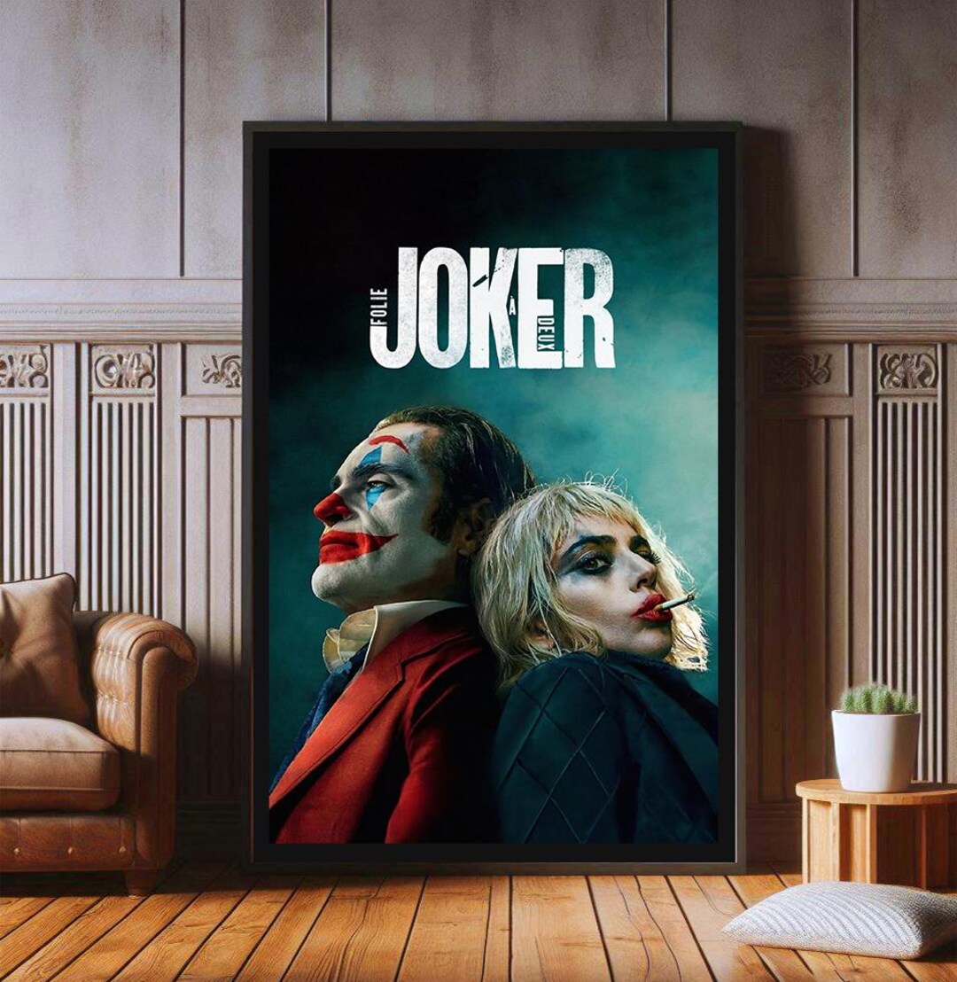 Joker Folie à Deux (2024) Film Poster, High Quality Canvas Print ...