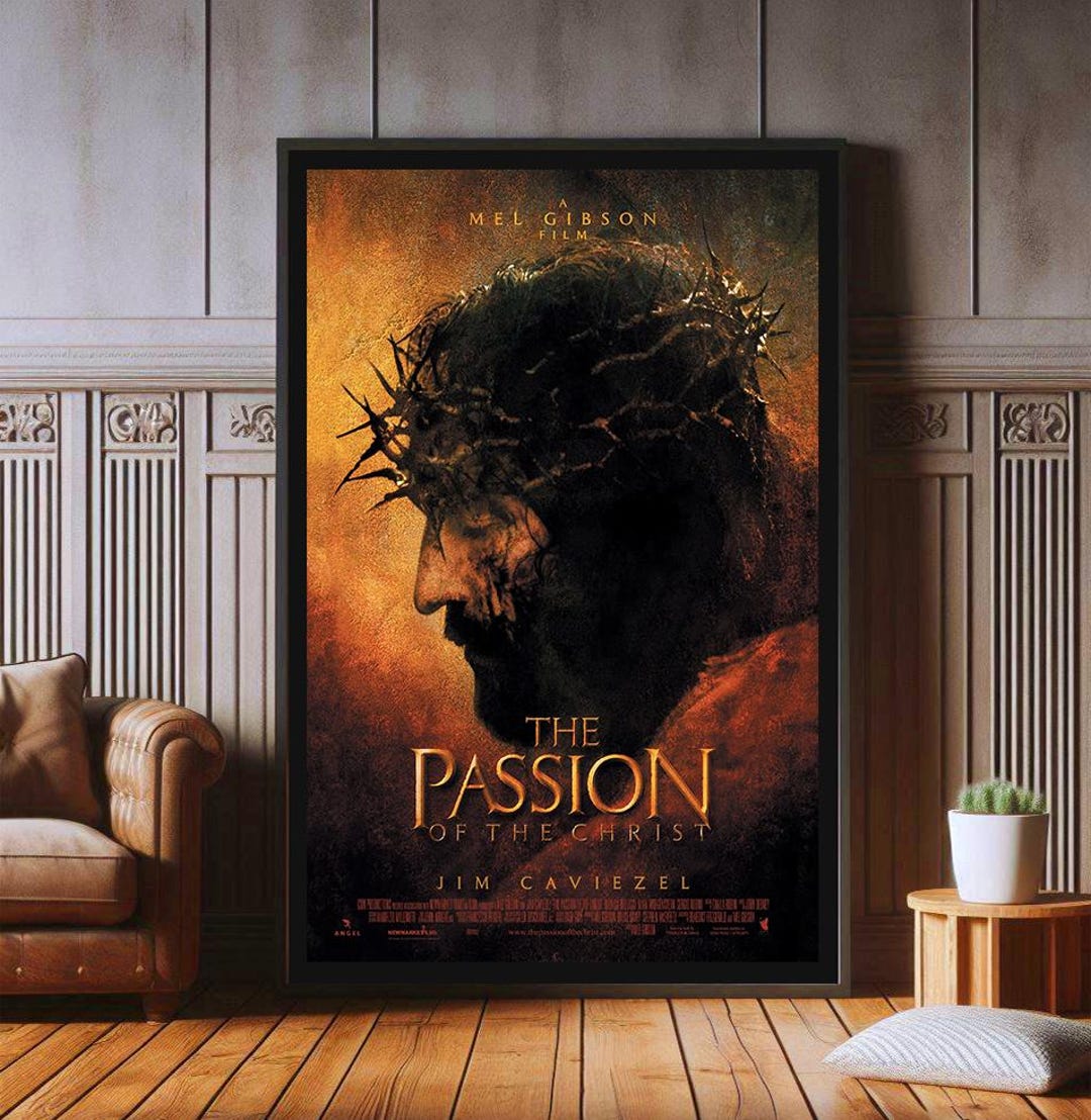 The Passion of the Christ Film Poster, High Quality Canvas Print ...
