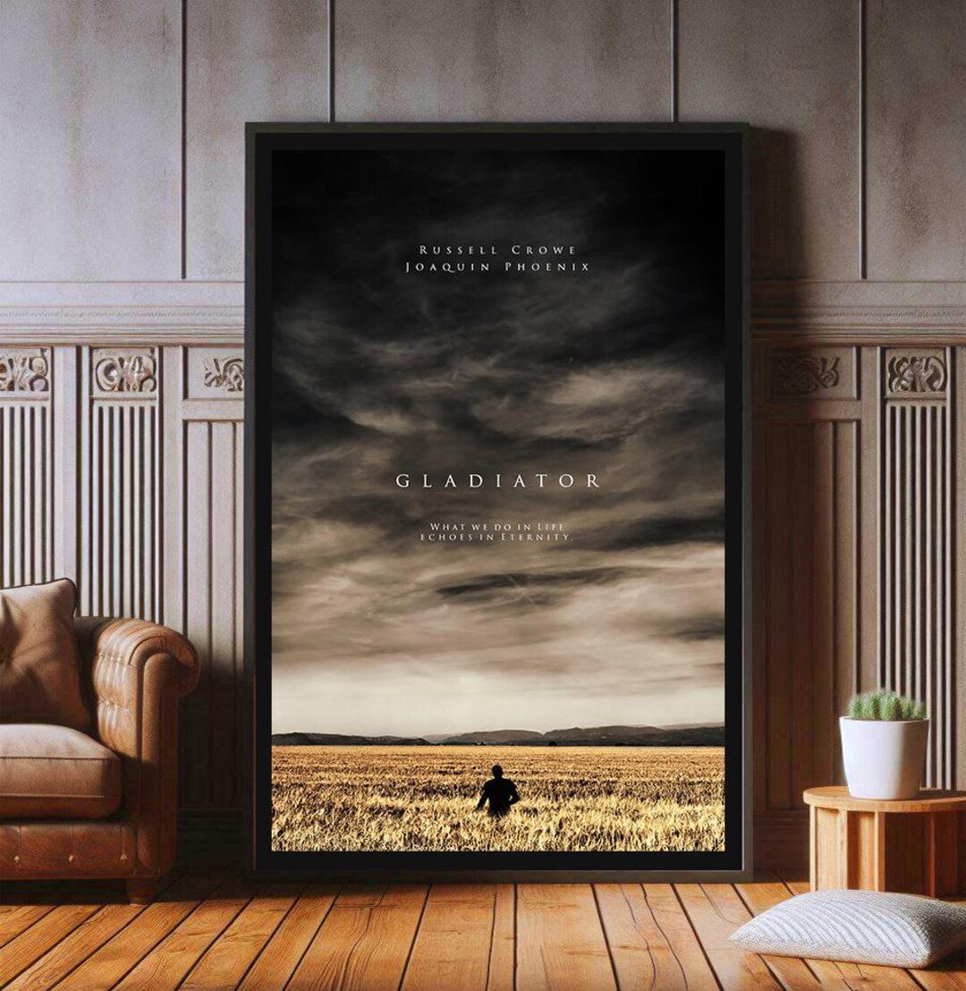 Gladiator Film Poster, High Quality Canvas Print, Popular Poster Prints ...