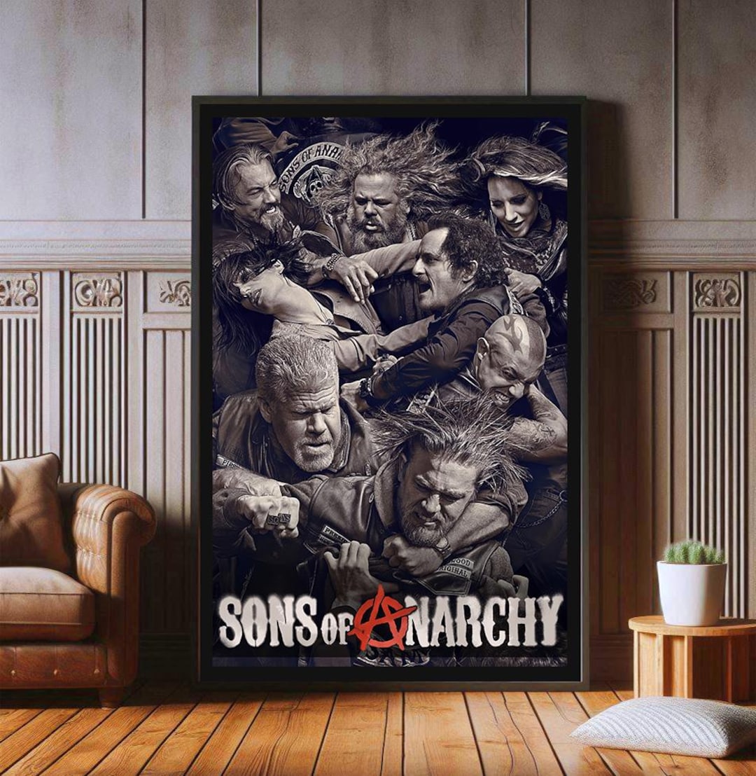 Sons of Anarchy Canvas Poster Print: Wall Art Decor - Etsy