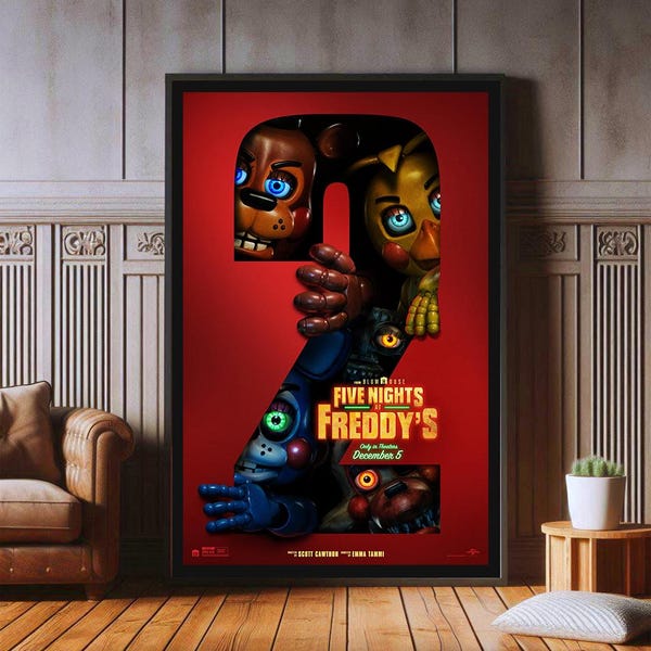Five Nights at Freddy Poster - Etsy