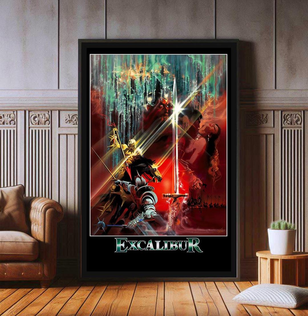 Excalibur Film Poster, High Quality Canvas Print, Popular Poster Prints ...