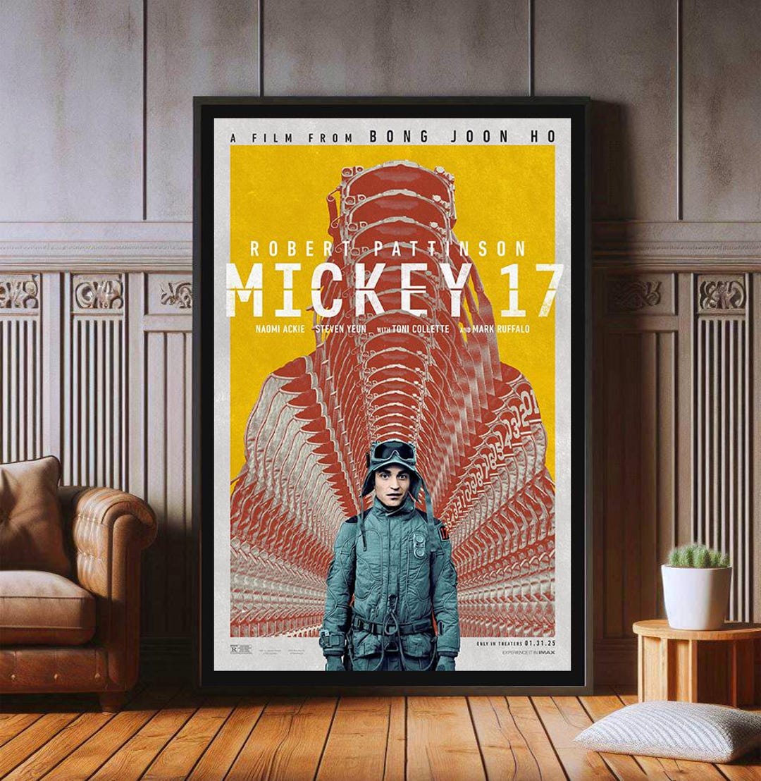 Mickey 17 Film Poster, High Quality Canvas Print, Popular Poster Prints ...