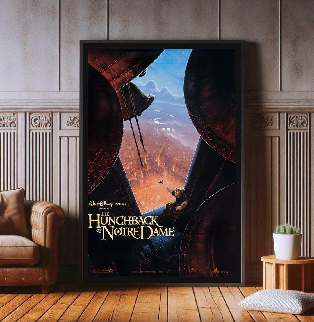 The Hunchback of Notre Dame Film Poster, High Quality Canvas Print ...