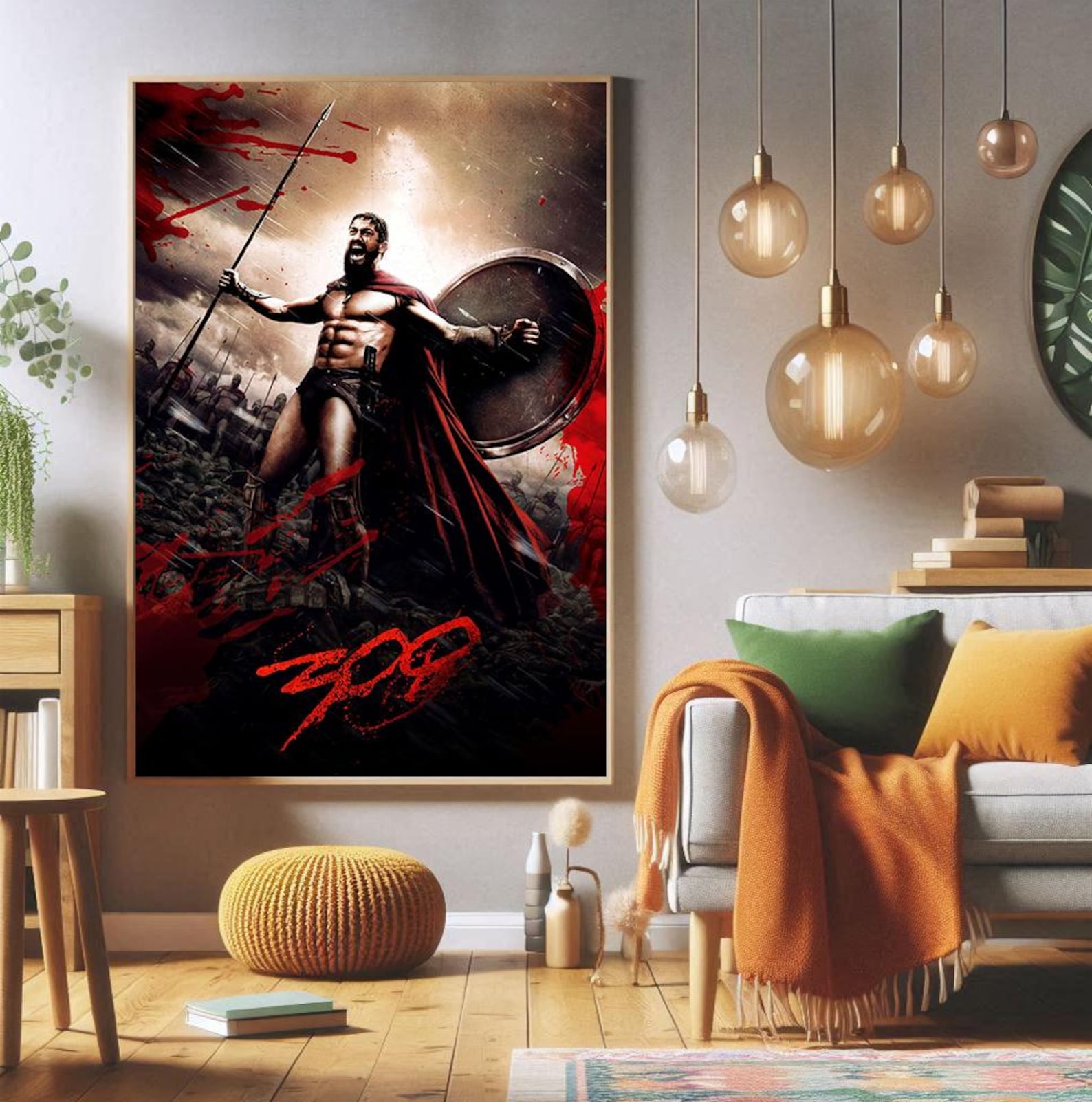 300 Film Poster, High Quality Canvas Print, Popular Poster Prints for ...