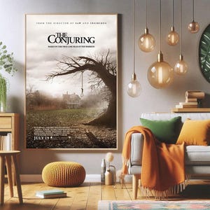 The Conjuring Movie Poster, High Quality Canvas Print, Popular Poster ...