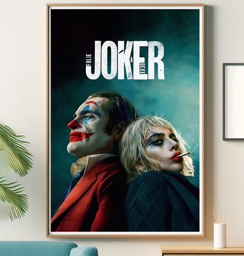 Joker Folie à Deux (2024) Film Poster, High Quality Canvas Print ...