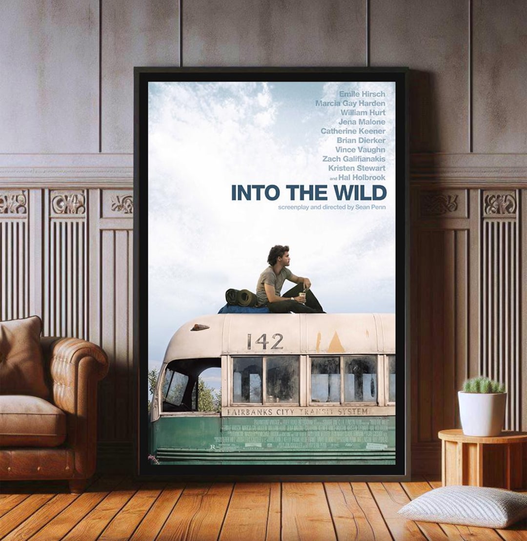 Into the Wild Film Poster, High Quality Canvas Print, Popular Poster ...