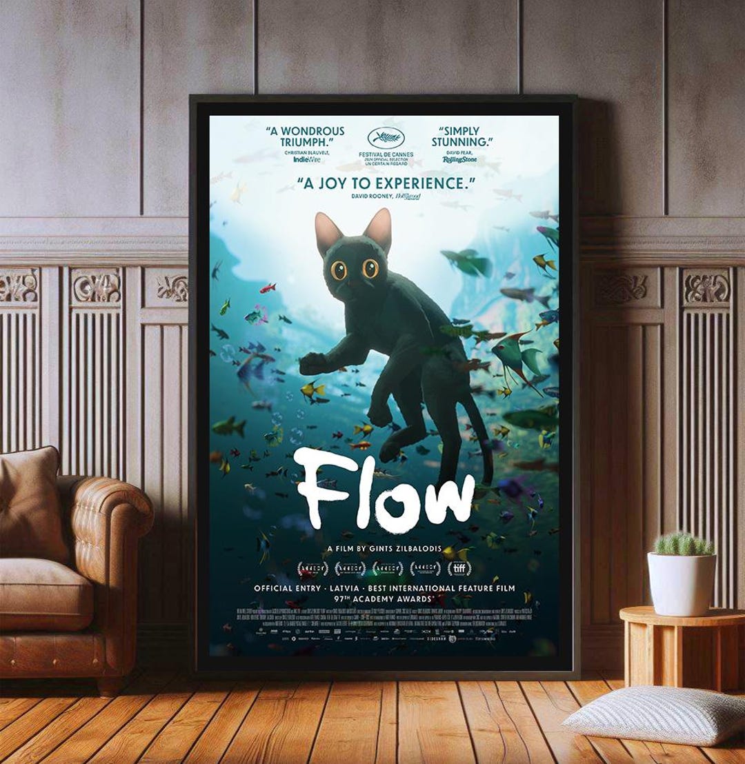 Flow Movie Poster, High Quality Canvas Print, Popular Poster Prints for ...