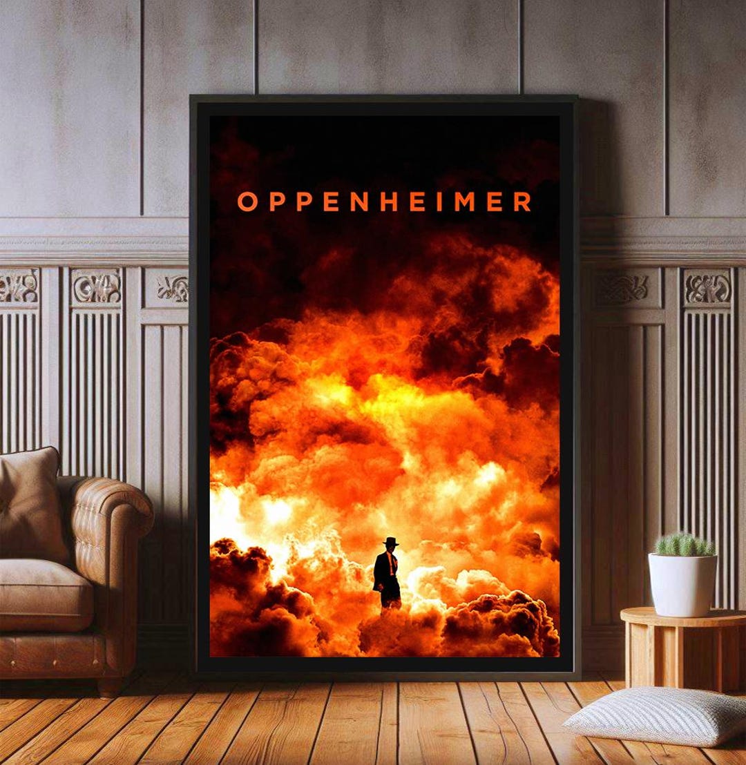 Oppenheimer Film Poster, High Quality Canvas Print, Popular Poster ...