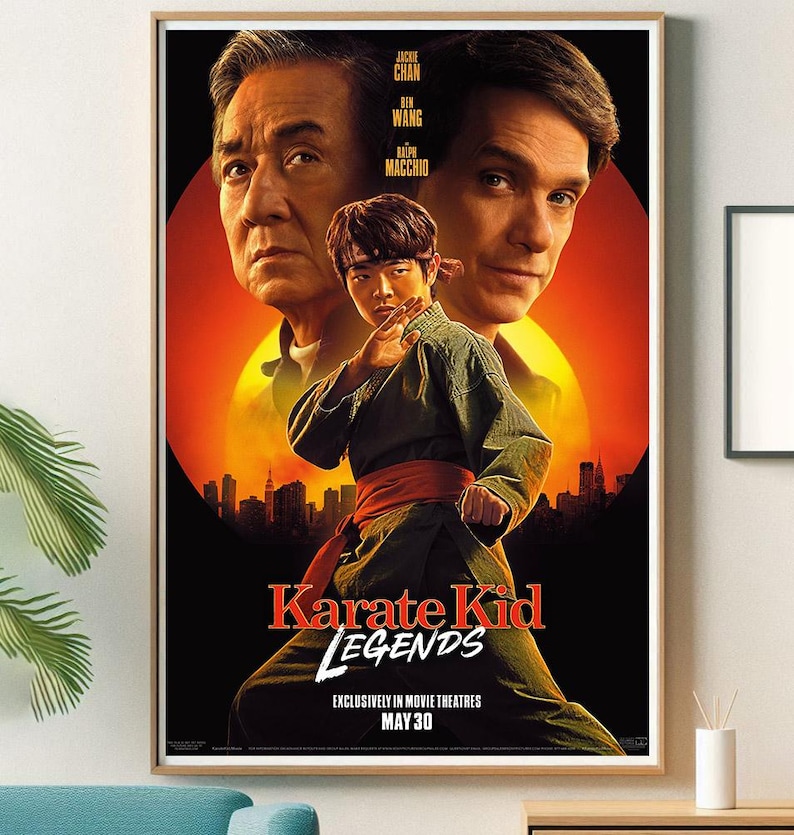 Karate Kid Legends Film Poster, High Quality Canvas Print, Popular ...