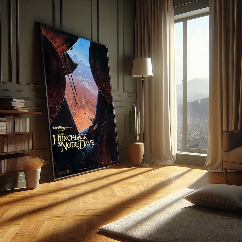 The Hunchback of Notre Dame Film Poster, High Quality Canvas Print ...
