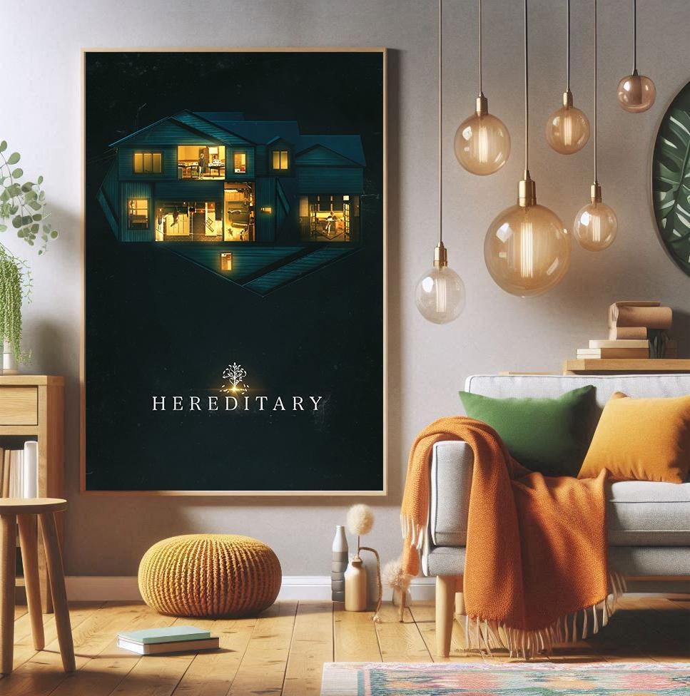 Hereditary Film Poster, High Quality Canvas Print, Popular Poster ...