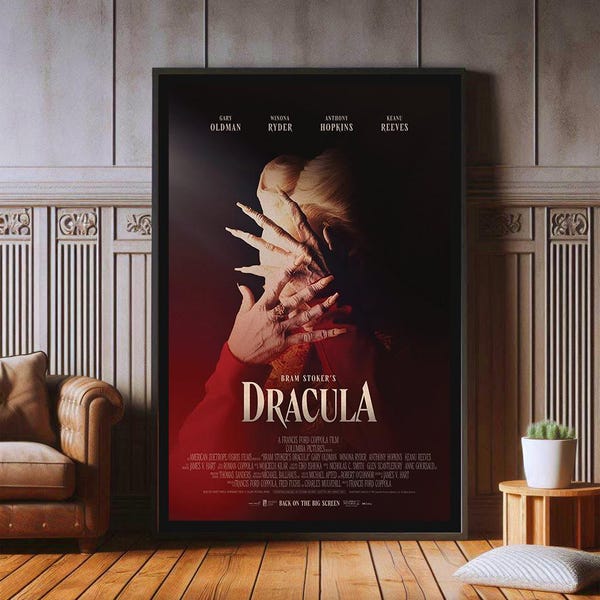 Dracula Poster - Etsy UK
