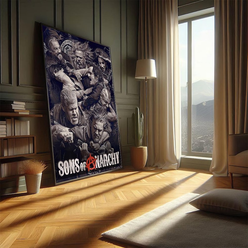 Sons of Anarchy Canvas Poster Print: Wall Art Decor - Etsy