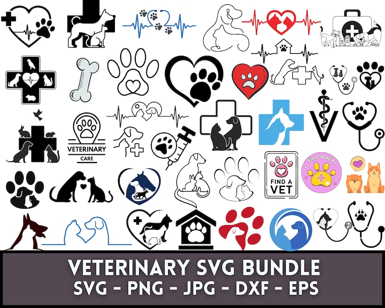 Veterinarian SVG Bundle\ Animals Svg\ Pet Doctor Svg\ Doctor Svg ...