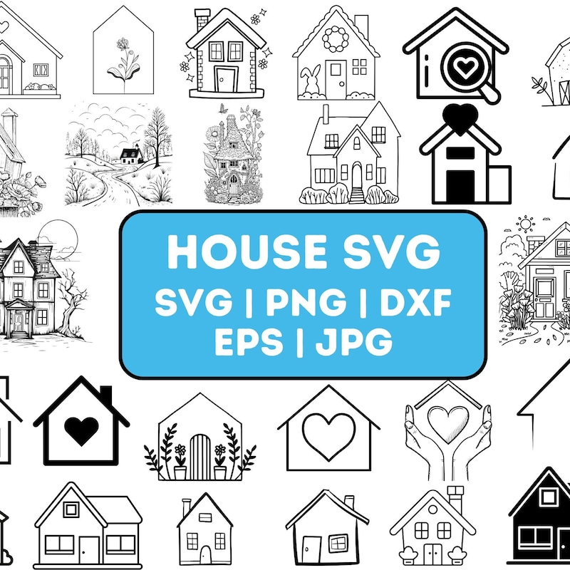 House Svg - Etsy