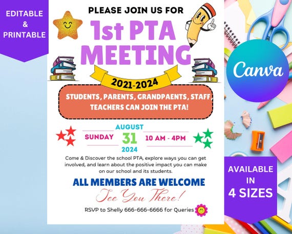 Sample Employee Meeting Flyer
