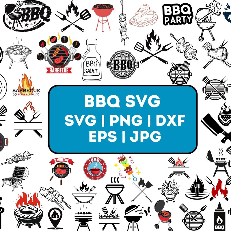 Bbq Clipart - Etsy