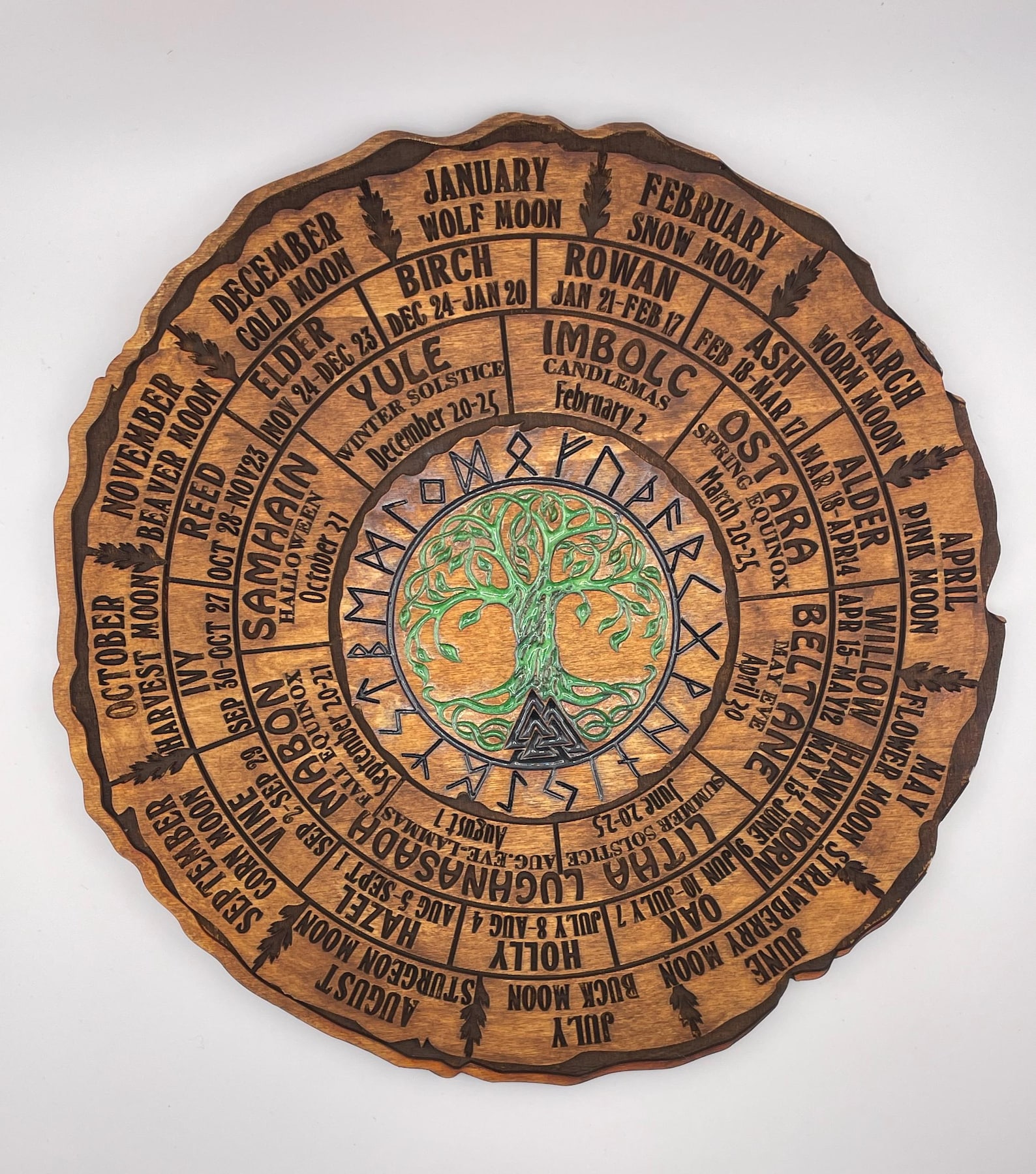 Celtic Wheel of the Year Calendar - Etsy