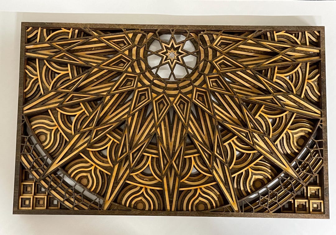 Art Deco Wooden Panel - Etsy
