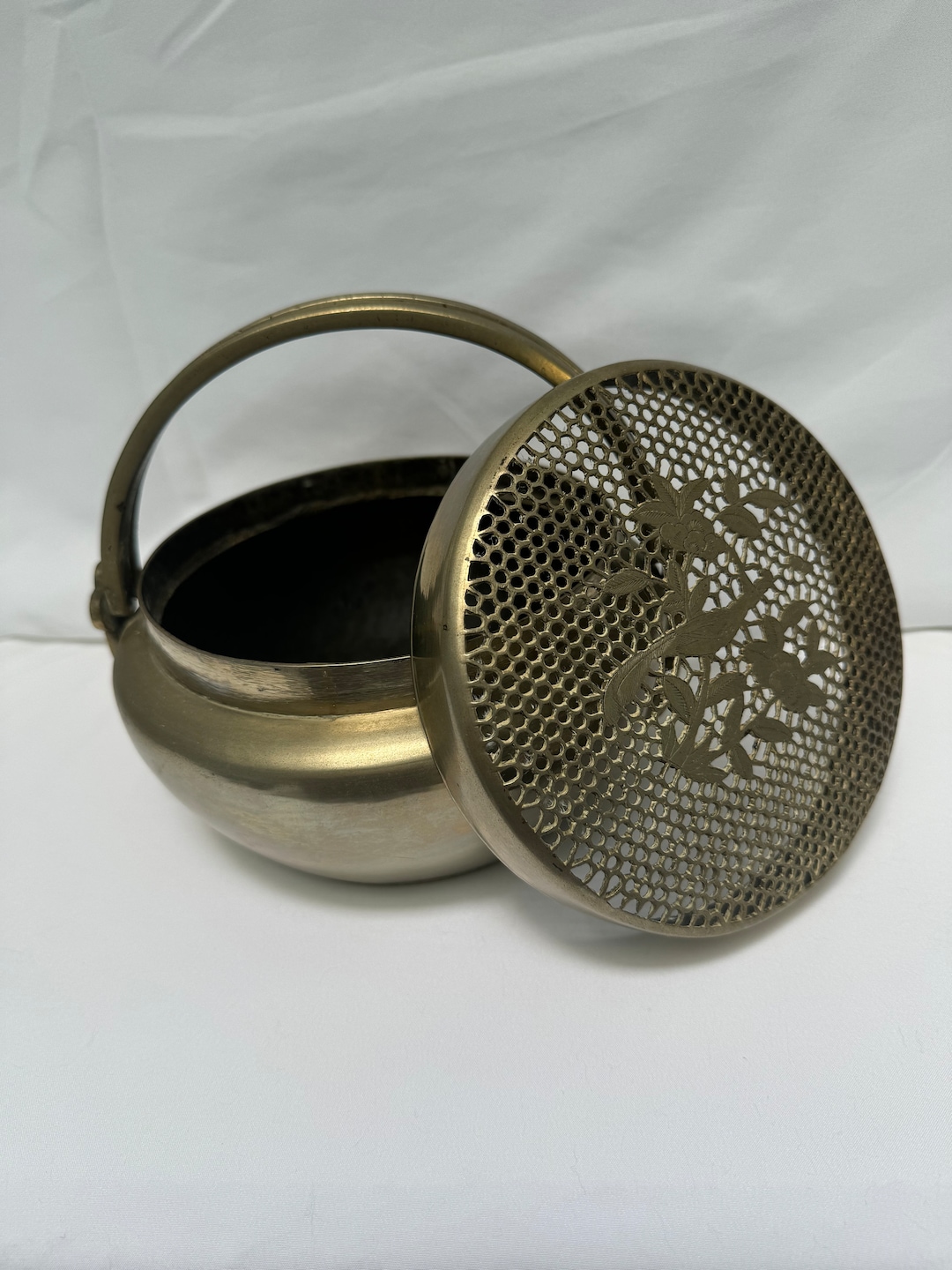 Antique Metal Brass Chinese Brazier (hand Warmer) Early 1900s - Etsy