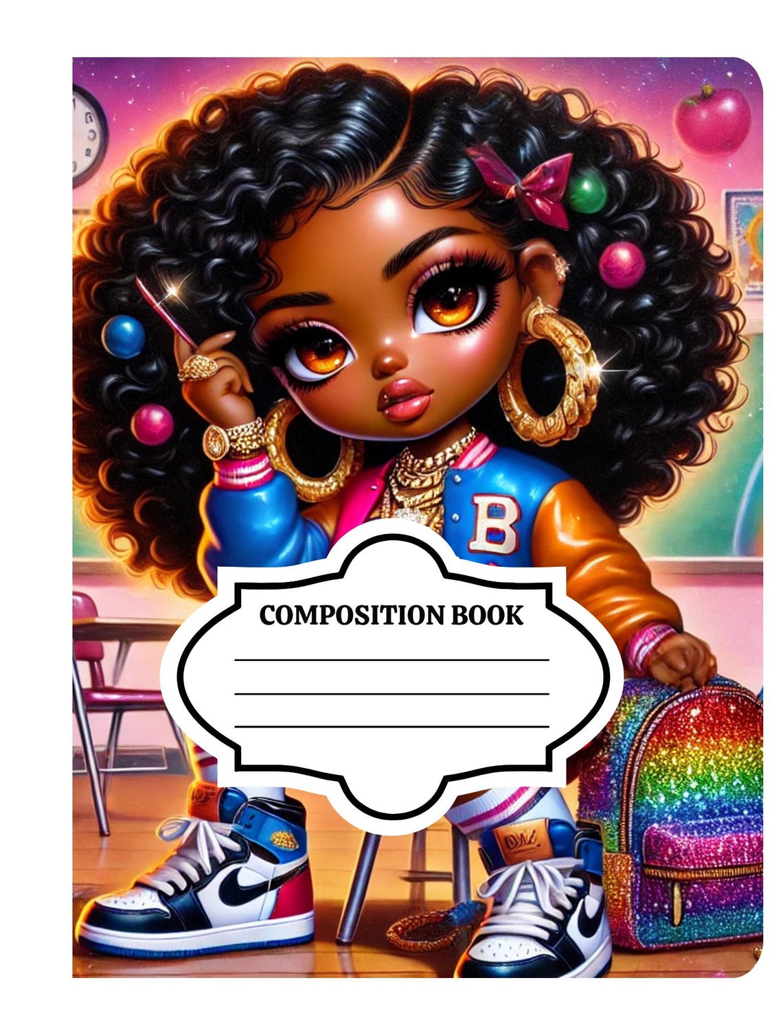 High School Composition Notebook Template - Etsy