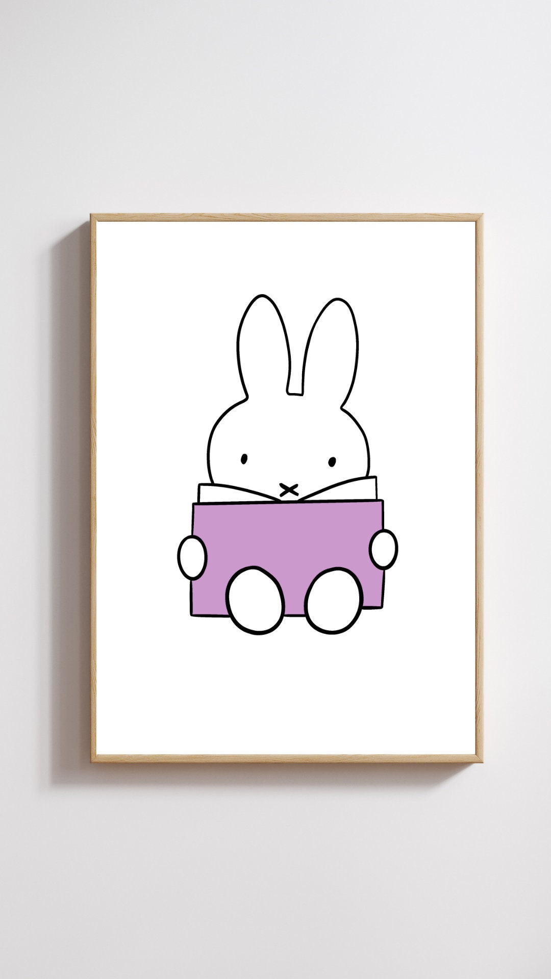 Miffy Reader Poster - Etsy