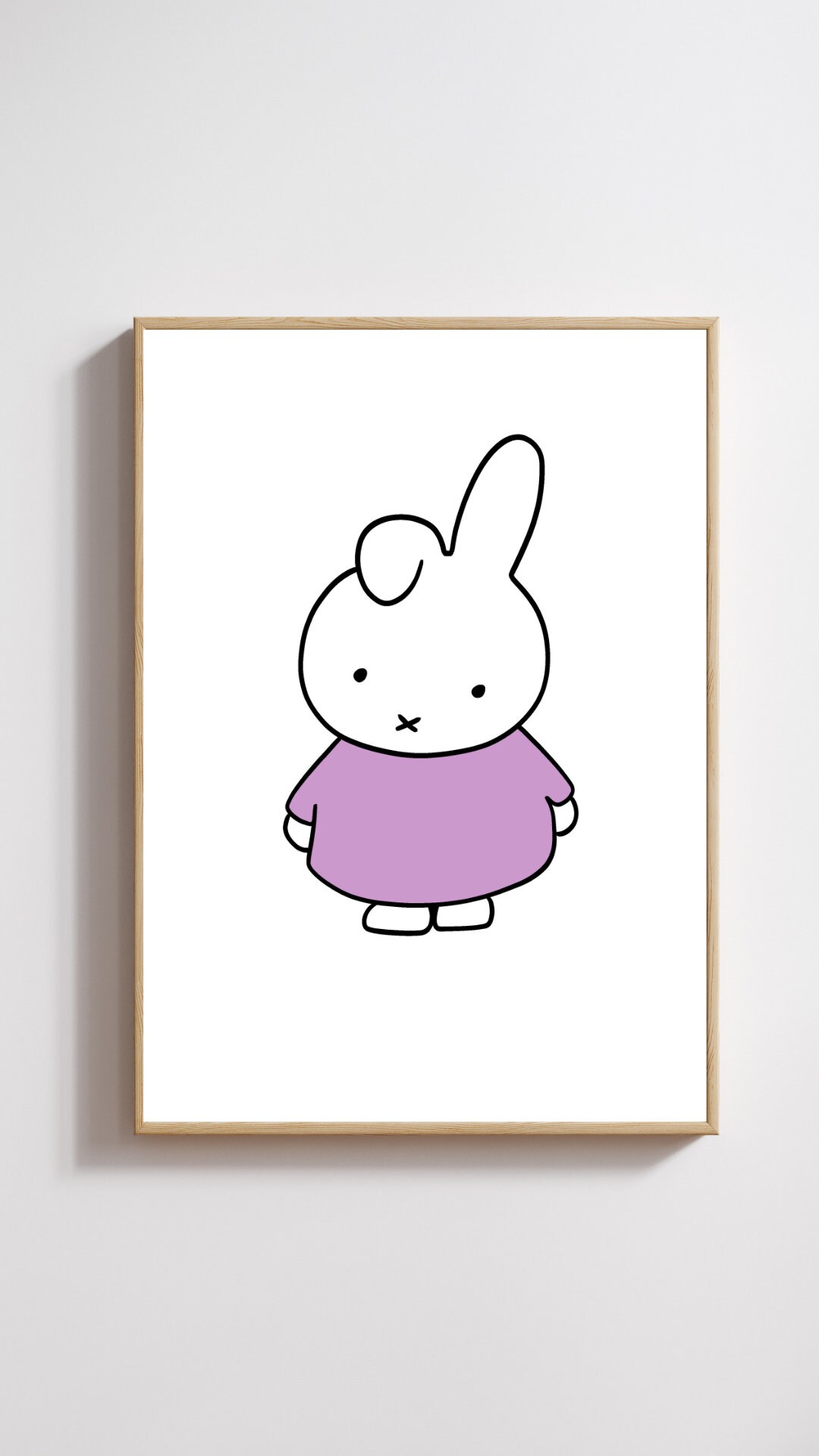 Miffy Folded Ear Poster - Etsy
