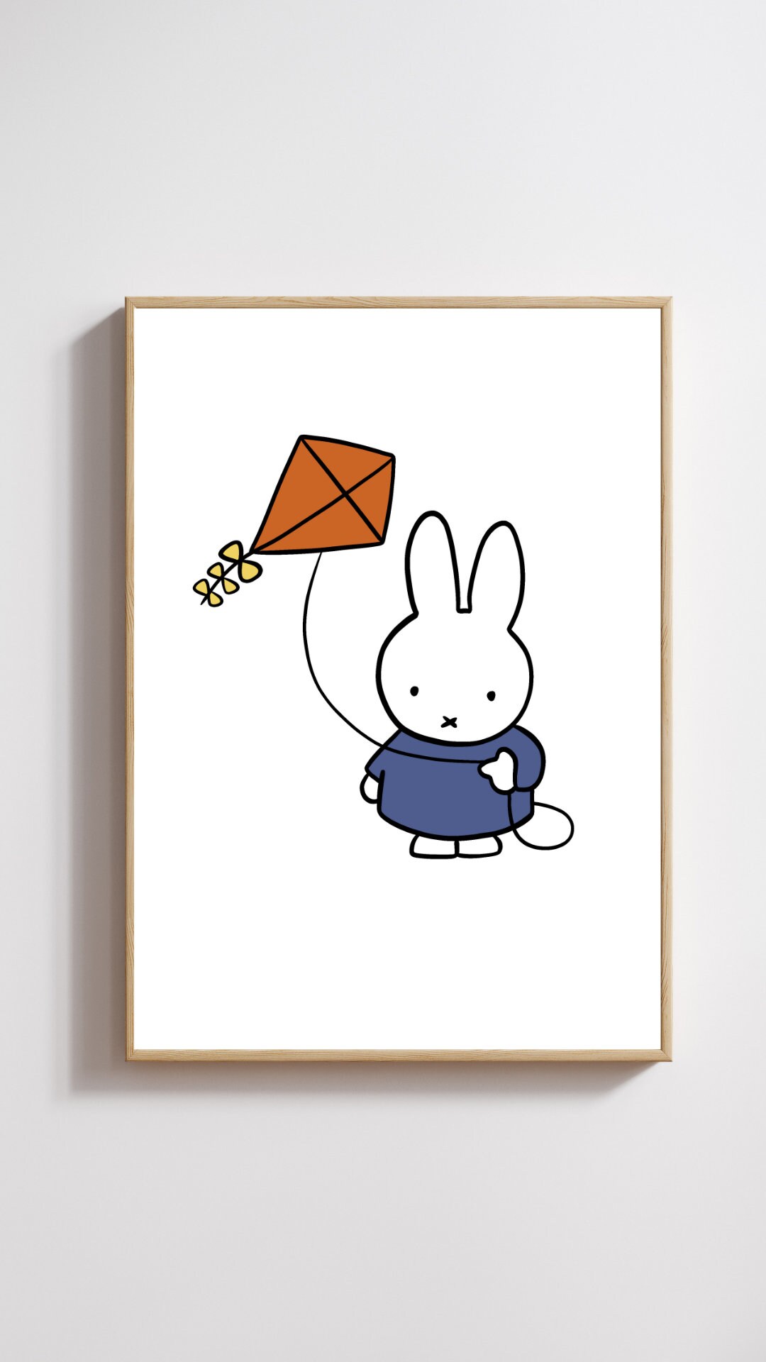 Miffy Kite Poster - Etsy