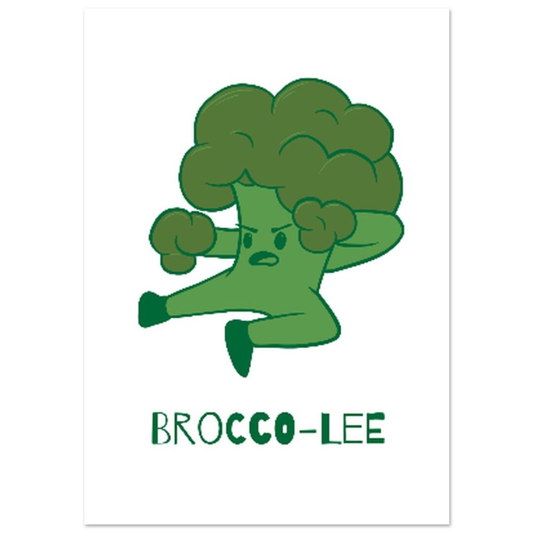 Poster Brocco-lee Humor Humorous Food Poster Wall Art Interior ...